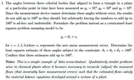 SOLVED:The angles Dmu three celestial lxuelies that aliguel trimuui pi ...