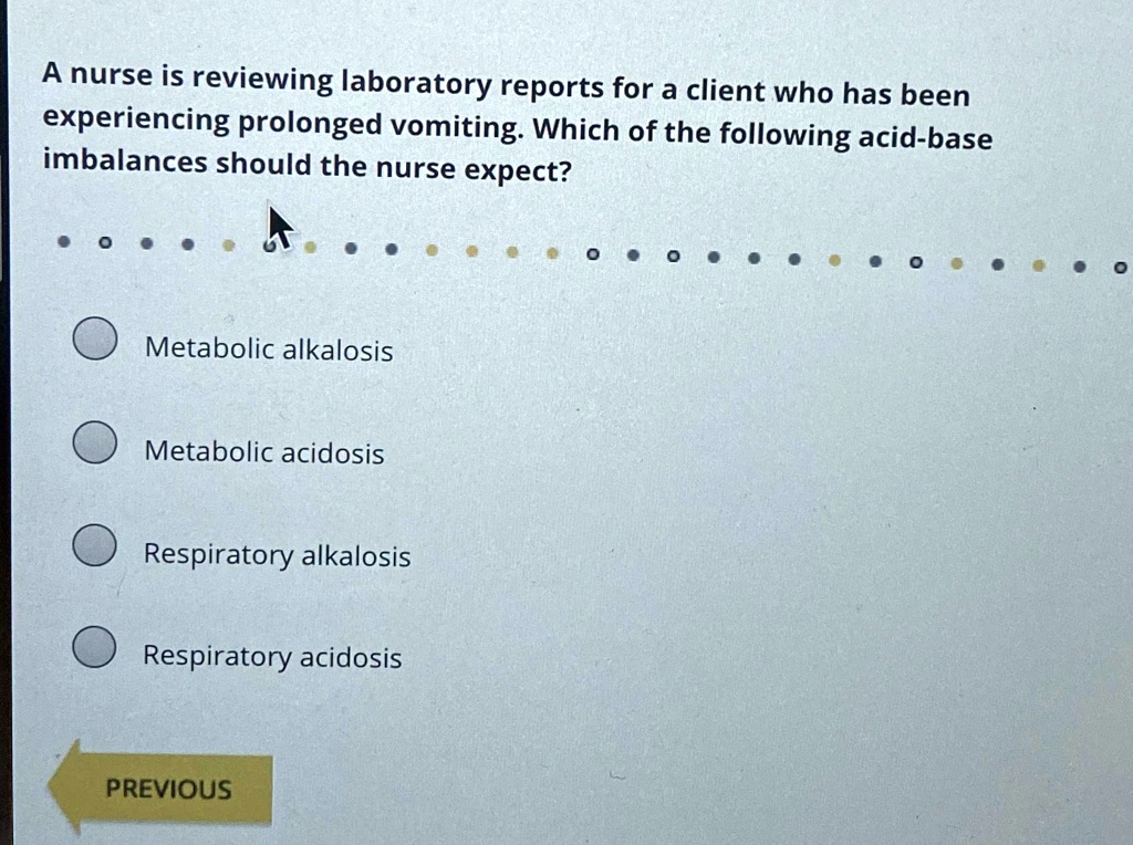 a nurse is reviewing laboratory reports for a client who has been ...