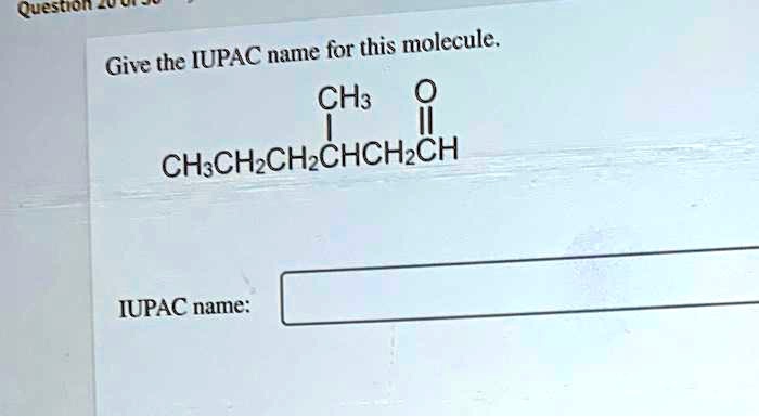 SOLVED: Question: Give the IUPAC name for this molecule. CH3CH=CHCH2CH ...