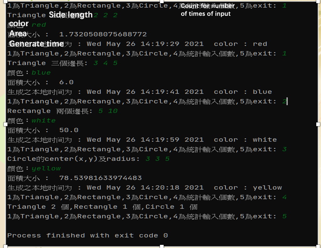 Solved Use Python To Design A Subclass Named Triangle That Extends The Geometricobject Given In 0548