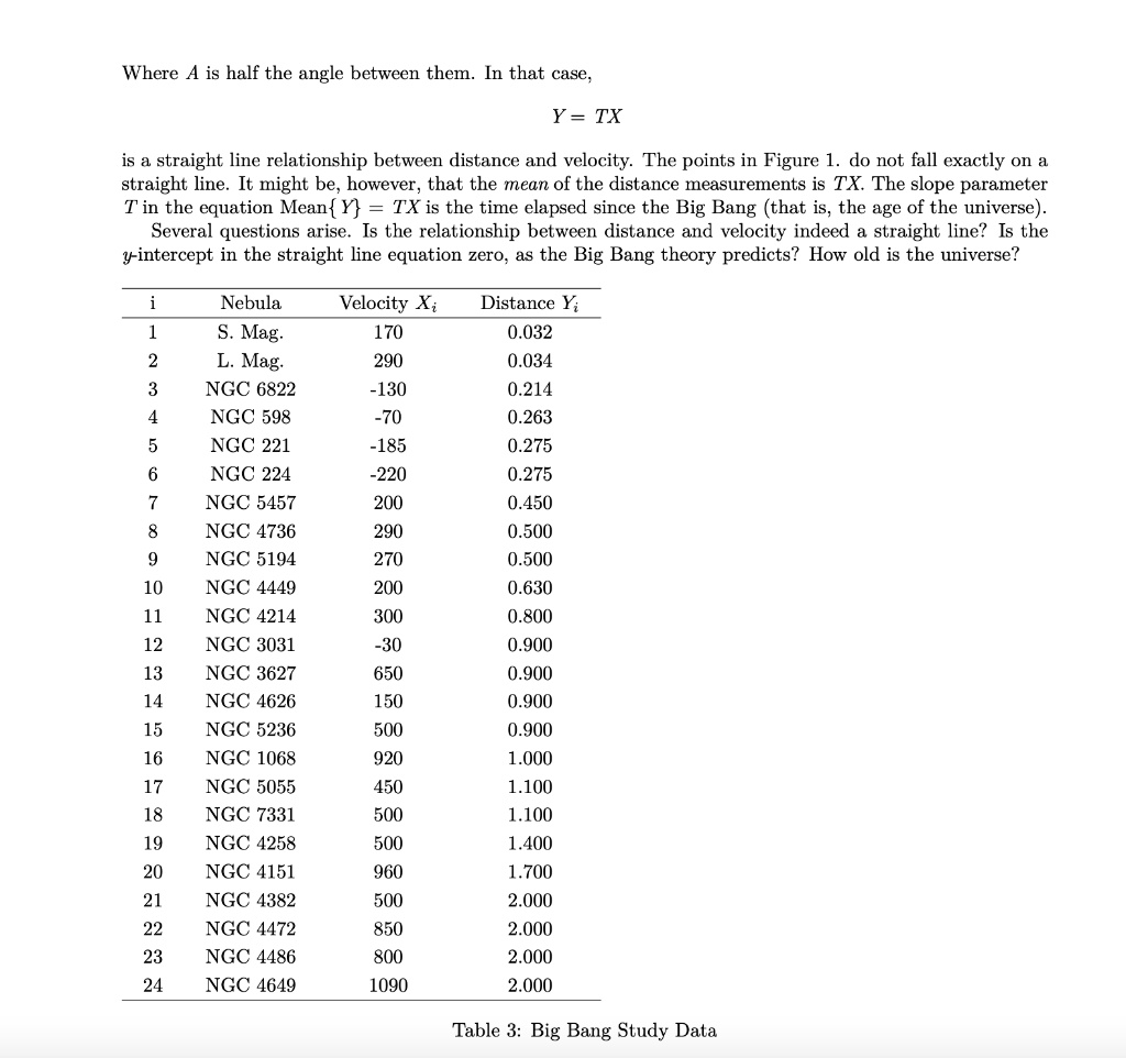 SOLVED: Where A is half the angle between them. In that case Y = TX is ...