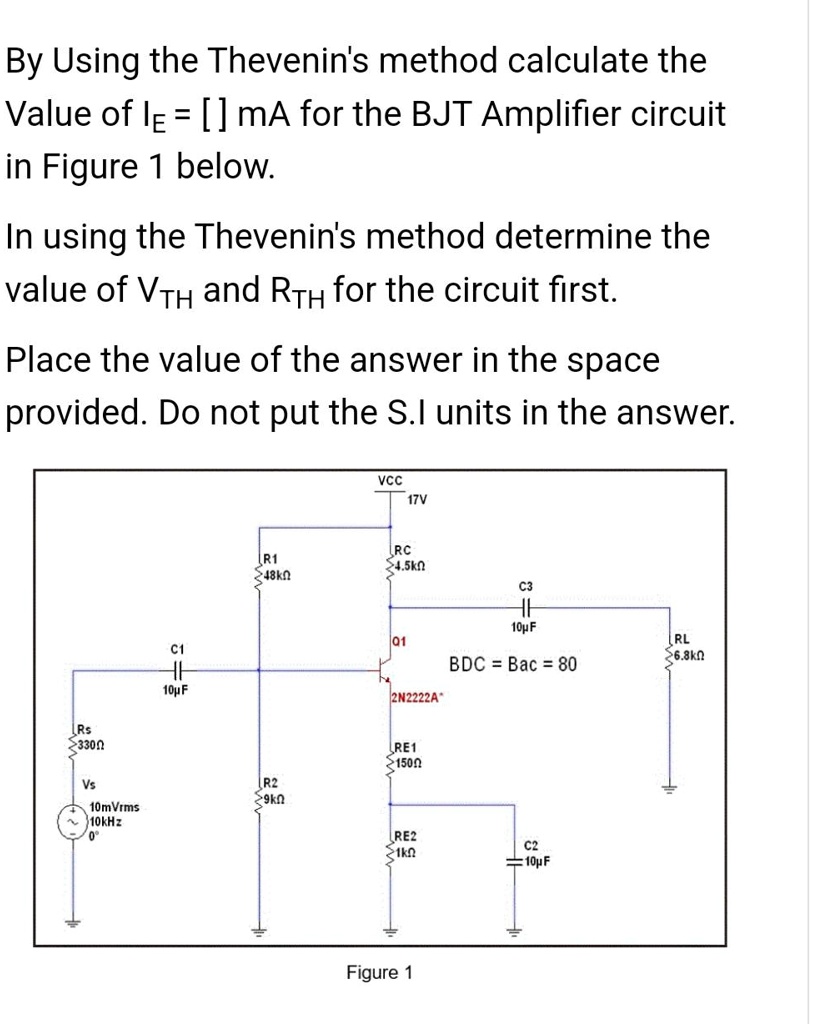 SOLVED: By using the Thevenin's method, calculate the value of IF ...