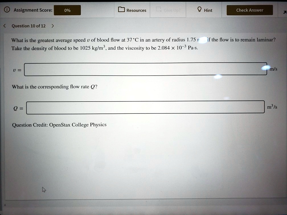 SOLVED:Assignment Score: 0% Resources 5~ Hint Check Answer Question 10 of 12 What is the ...