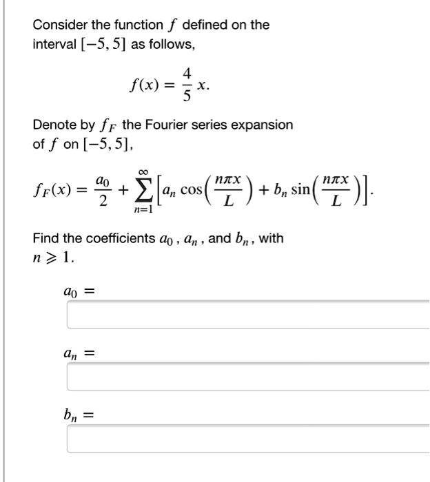 VIDEO solution: Consider the function defined on the interval [-5,5] as follows f(x) 5 Denote by ...