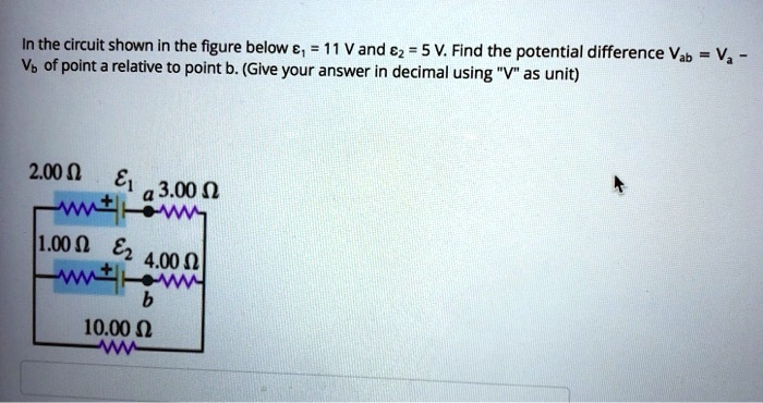 In the circuit shown in the figure below ε1 = 11 V and ε2 = 5 V. Find ...