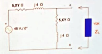 SOLVED: Texts: Find the load impedance and the maximum power to draw maximum power from the ...