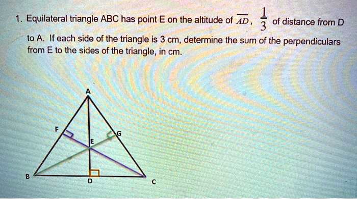 Equilateral Triangle Showing Three Altitudes