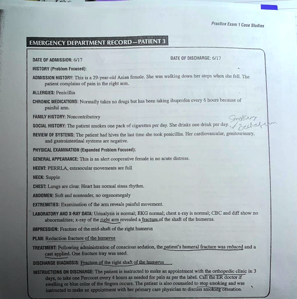 list all cpt and procedure codes practice exam 1 case studies emergency ...