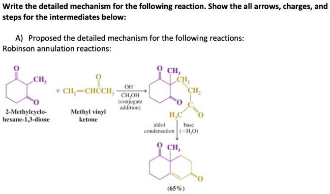 SOLVED: Write the detailed mechanism for the following reaction. Show all arrows, charges, and ...