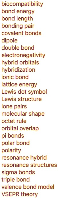 biocompatibility bond energy bond length bonding pair covalent bonds ...