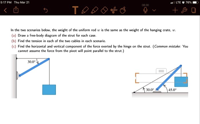 SOLVED: Help with b and c 5:17 PM Thu Mar 21 In the two scenarios below ...