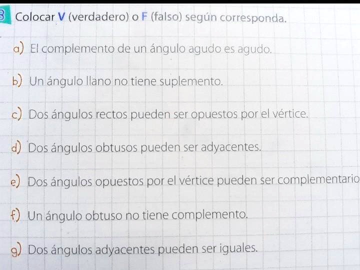 SOLVED: ayudaaaaa plis :(.... Colocar V (verdadero) 0 F (falso) según ... SOLVED: ayudaaaaa plis :(.... Colocar V (verdadero) 0 F (falso) según ...