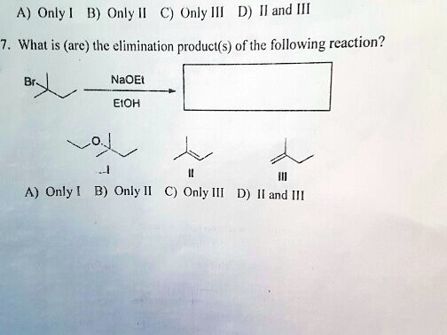 SOLVED: C) Unly III D) I and III Only Only What is (arc) the ...