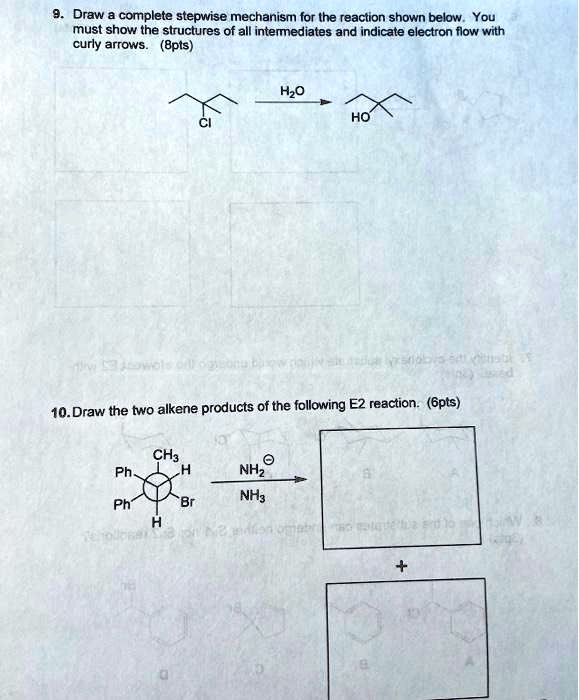 SOLVED: Draw a complete stepwise mechanism for the reaction shown below. You must show the ...