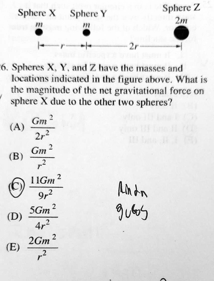 sphere z zm sphere x sphere y 26 6 spheres x y and z have thc mnasses ...
