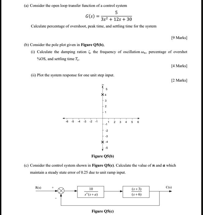 SOLVED: (a) Consider the open-loop transfer function of a control ... SOLVED: (a) Consider the open-loop transfer function of a control ...