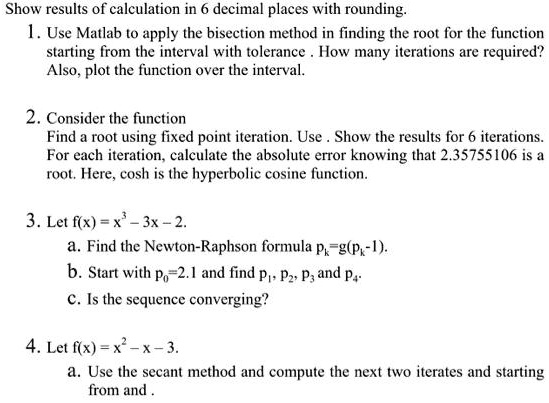 show results of calculation in decimal places with rounding use matlab ...