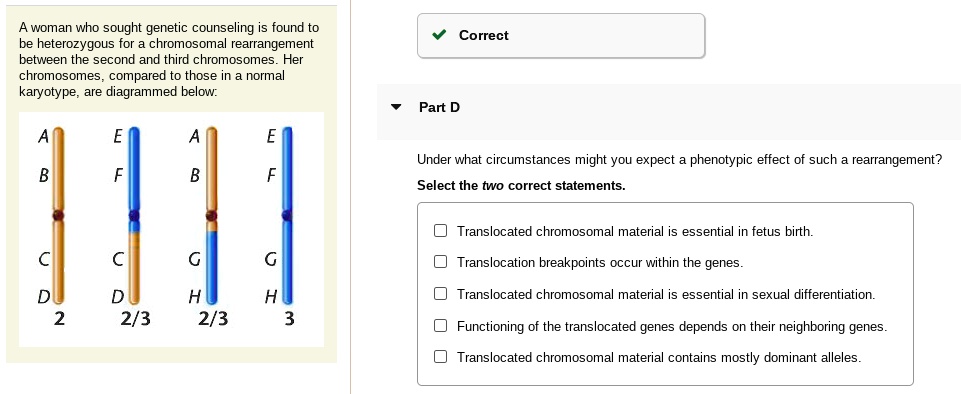 A woman who sought genetic counseling is found to be heterozygous for a ...
