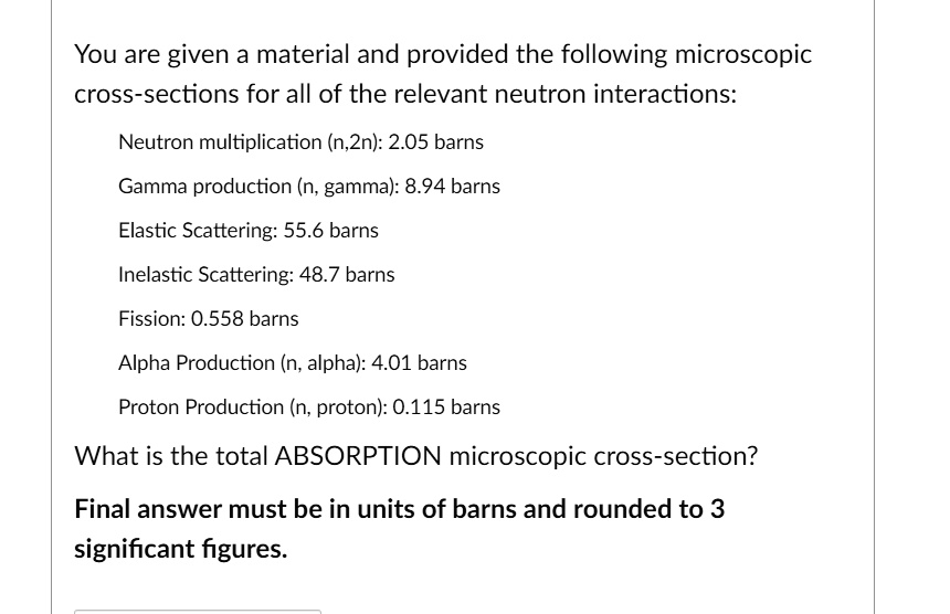SOLVED: You are given a material and provided the following microscopic ...