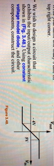 SOLVED: Components: Construct the circuit voltage model diode, and other. We wish to design a ...