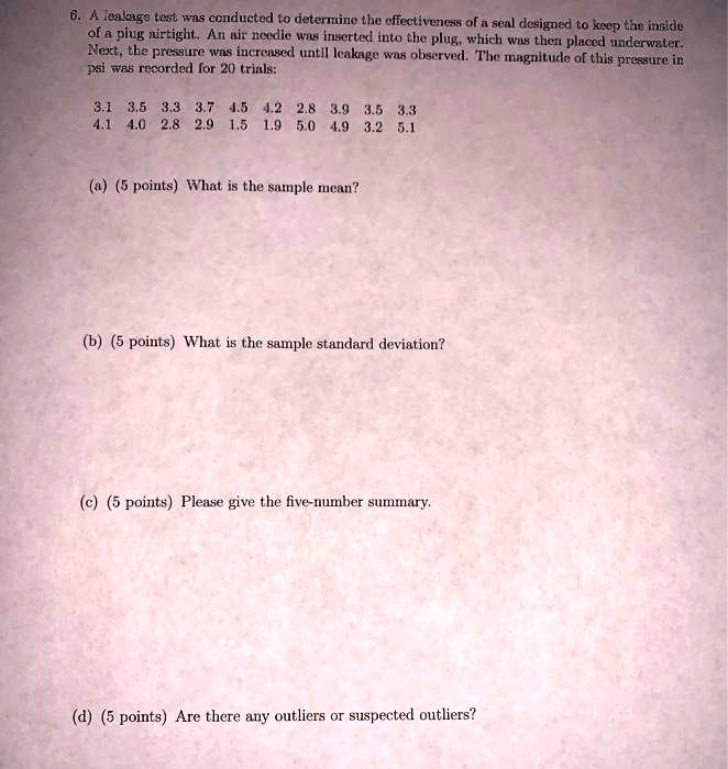 kieakage test was ccnducted t9 determinc the effectivenens of a scal ...