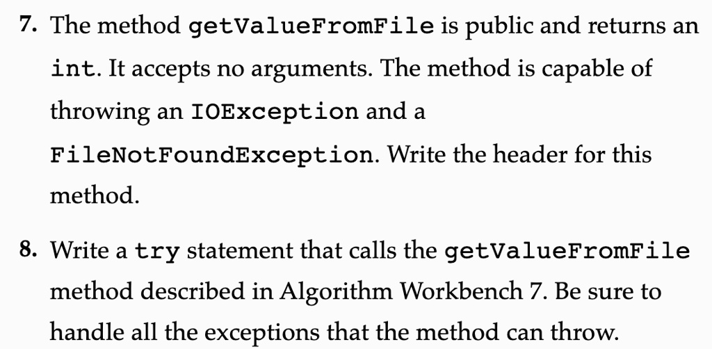 good evening i need help with the following 7 the method ...