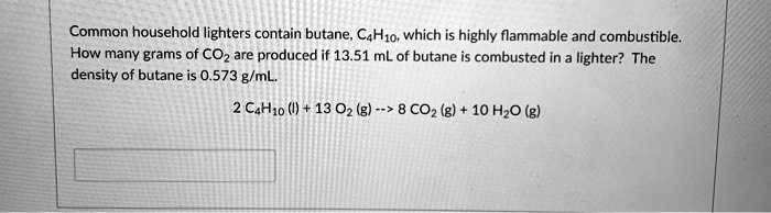 common household lighters contain butane cahzo which is highly ...