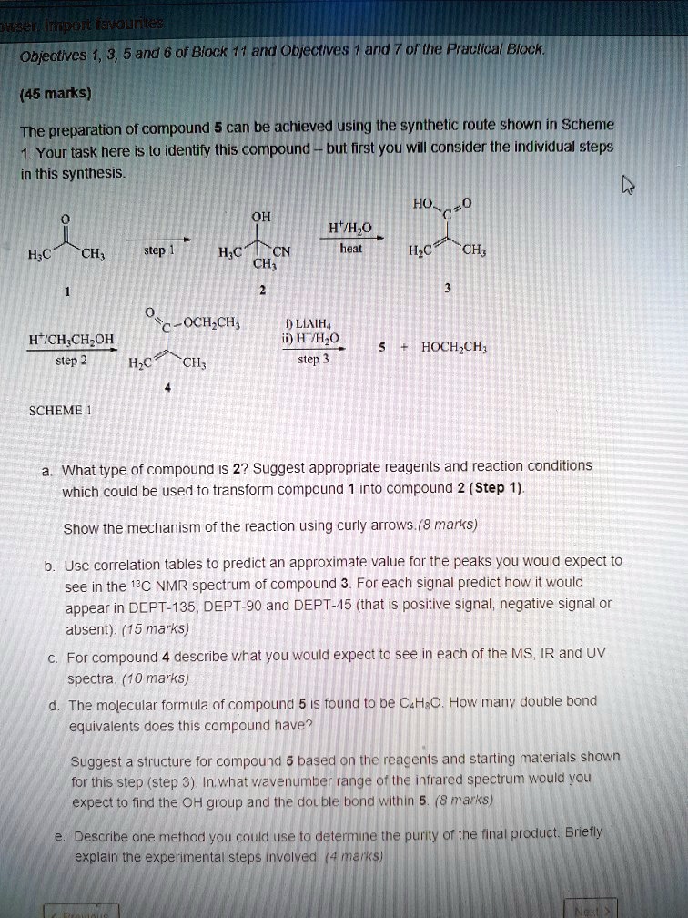 SOLVED: faourle: Obiectives 1 3,5 and 6 of Block and Objeclives arid of ...