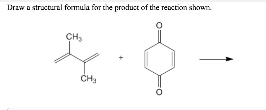 SOLVED: Draw a structural formula for the product of the reaction shown ... SOLVED: Draw a structural formula for the product of the reaction shown ...