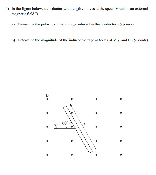 4in the figure below a conductor with length l moves at the speed v ...