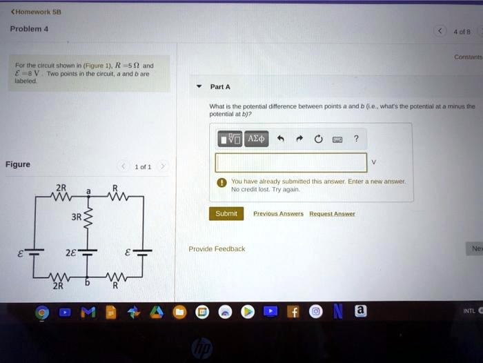 SOLVED: Homework 5B Problem 4 408 For the circuit shown in Figure 1, R ...