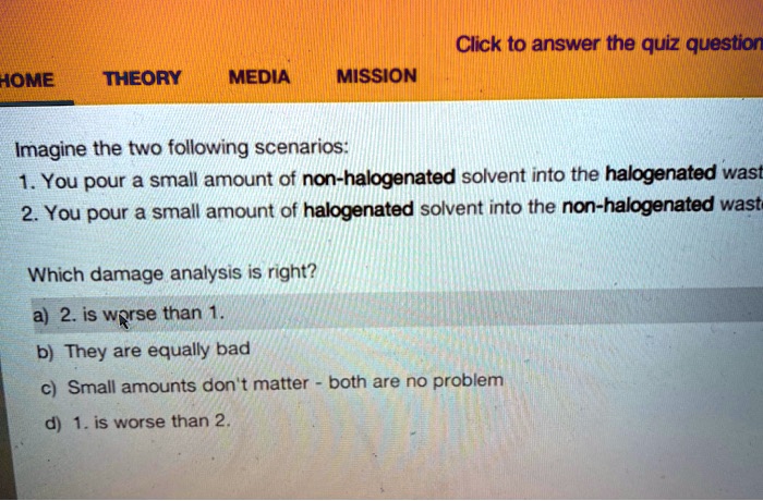 click to answer the quiz question home theory media mission imagine the ...