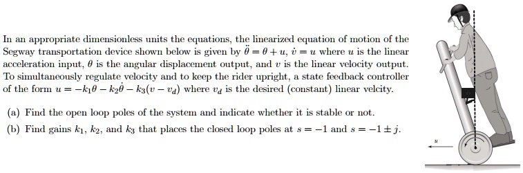 In an appropriate dimensionless units the equations, the linearized ...