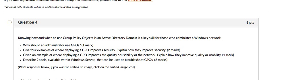 Knowing How And When To Use Group Policy Objects Gpos In An Active Directory Domain Is A Key