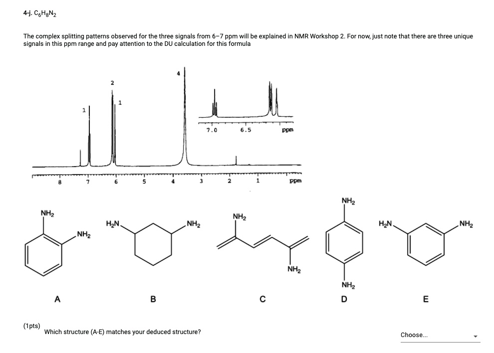 4 j cshgnz the complex splitting patterns observed for the three ...