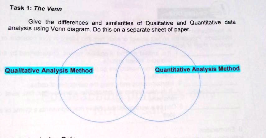 give the differences and similarities of qualitatve and quantitative ...