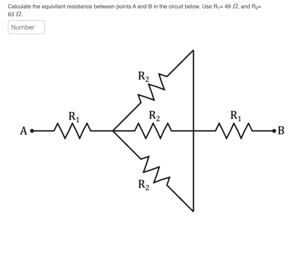 VIDEO solution: Calculate the equivalent resistance between points A and B in the circuit below ...