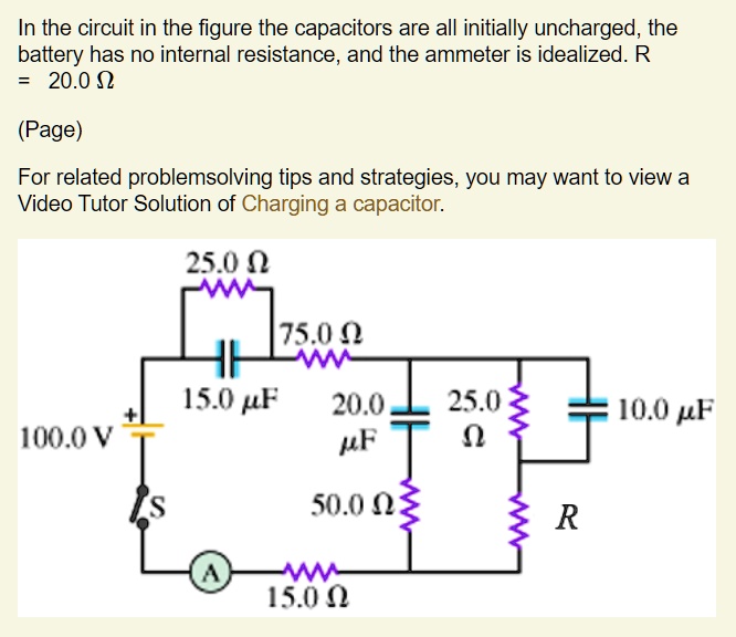 In the circuit in the figure the capacitors are all initially uncharged ...