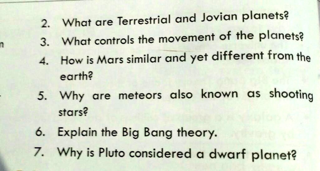 Difference Between Terrestrial And Jovian Planets The Solar System
