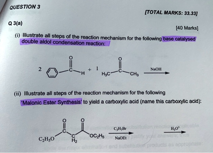 question 3 total marks 3333 q 3a 40 marks ilustrate all steps of the ...