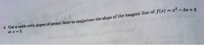 VIDEO solution: line of f(x) =r2 43+3 tangent the slope of the lines to ...