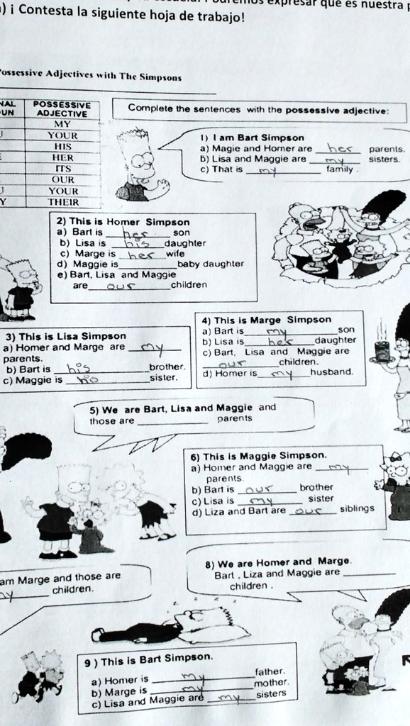 SOLVED: four/Día cuatro. pasa los pronombres personales y aprende los ...