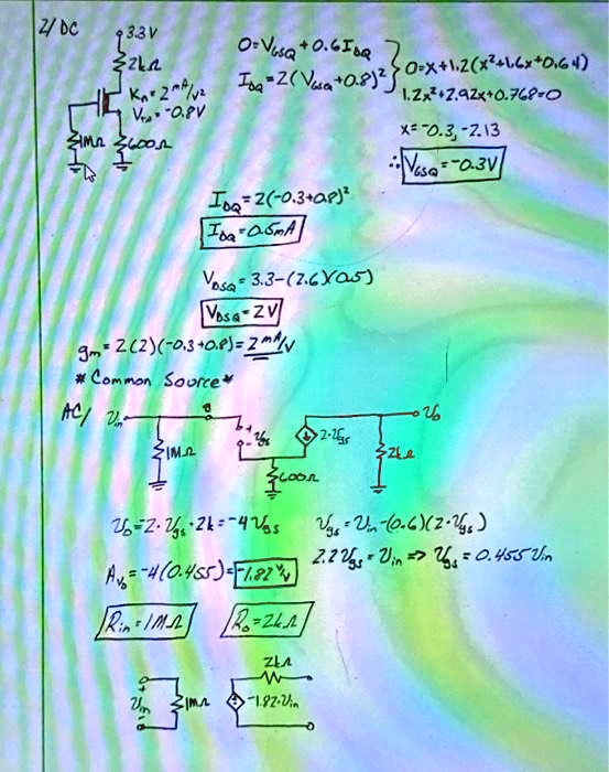 SOLVED: Use Multisim to verify the results I obtained. For each circuit ...