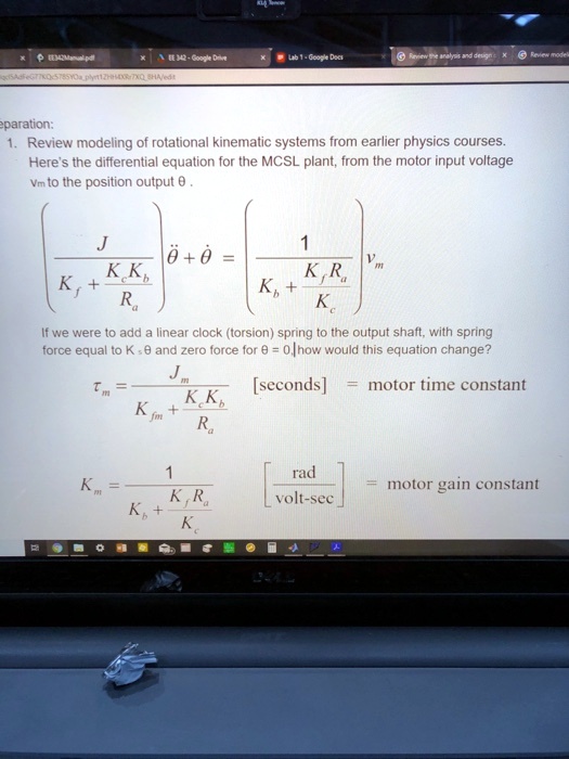 SOLVED: Titlewithtopic: Review of Rotational Kinematic Systems and Differential Equations