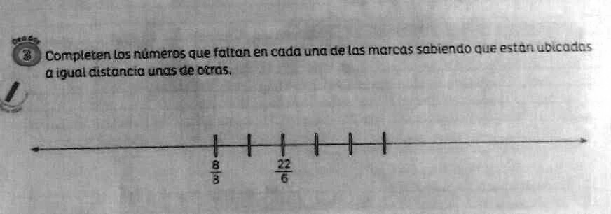 SOLVED: Completen los números que faltan en cada una de las marcas ...
