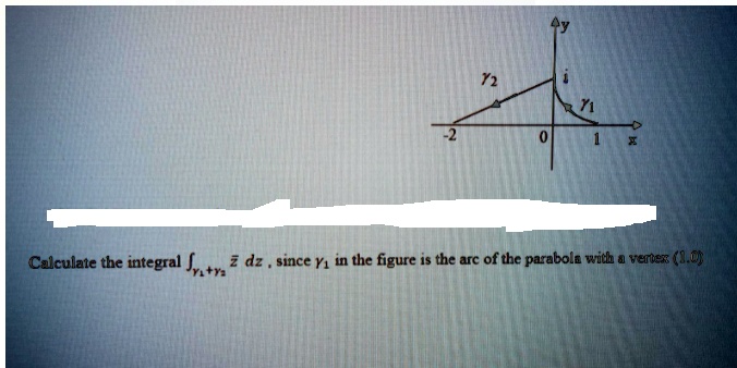 SOLVED:Calculate the integral Jy tra z dz since Y1 in the figure is the ...