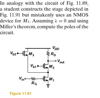 in analogy with the circuit of fig 1189 a student constructs the stage ...