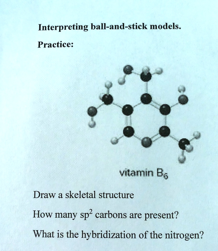 Interpreting ball and stick models practice vilamin ba draw...