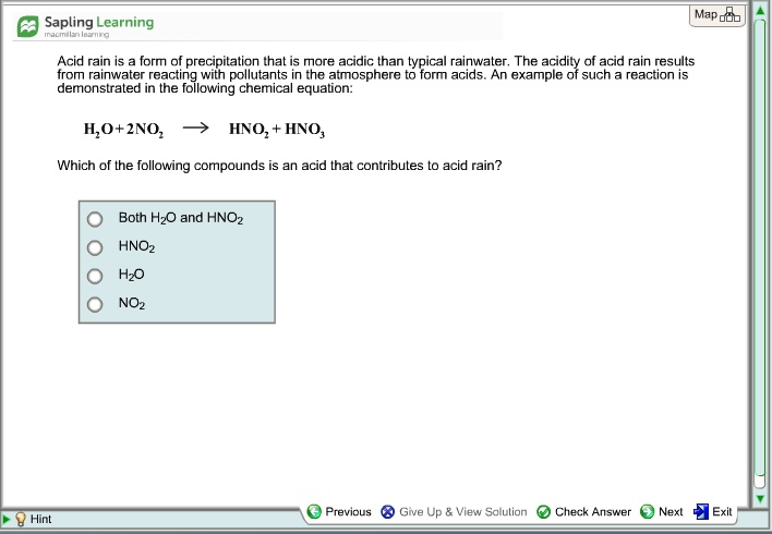 Acid rain is a form of precipitation that is more acidic than typical ...