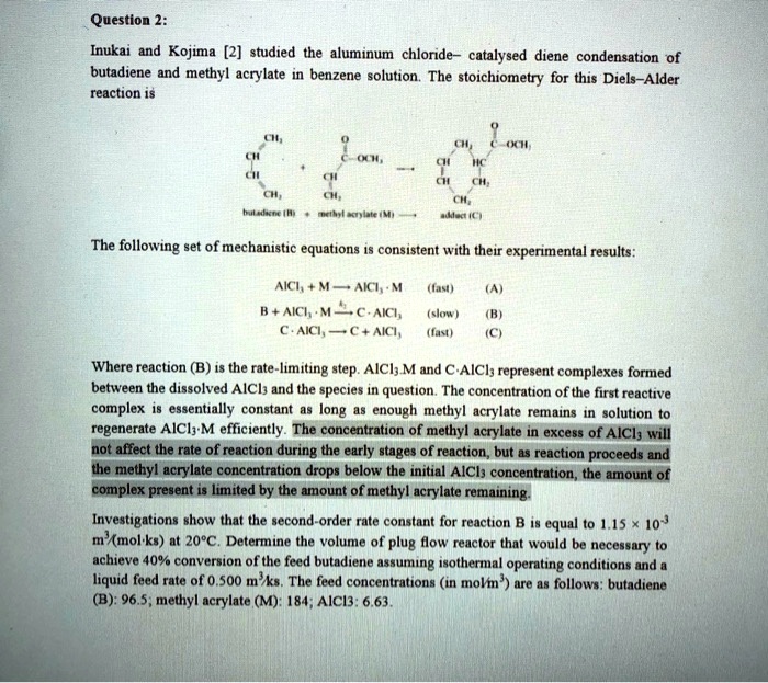 SOLVED: Inukai and Kojima [2] studied the aluminum chloride-catalyzed ...